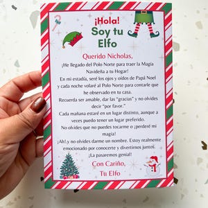 Carta Editable De Elfo En Español, Primer Carta De Elfo, Carta De ...