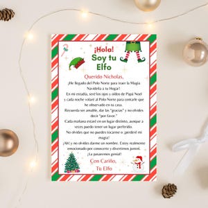 Carta Editable De Elfo En Español, Primer Carta De Elfo, Carta De ...
