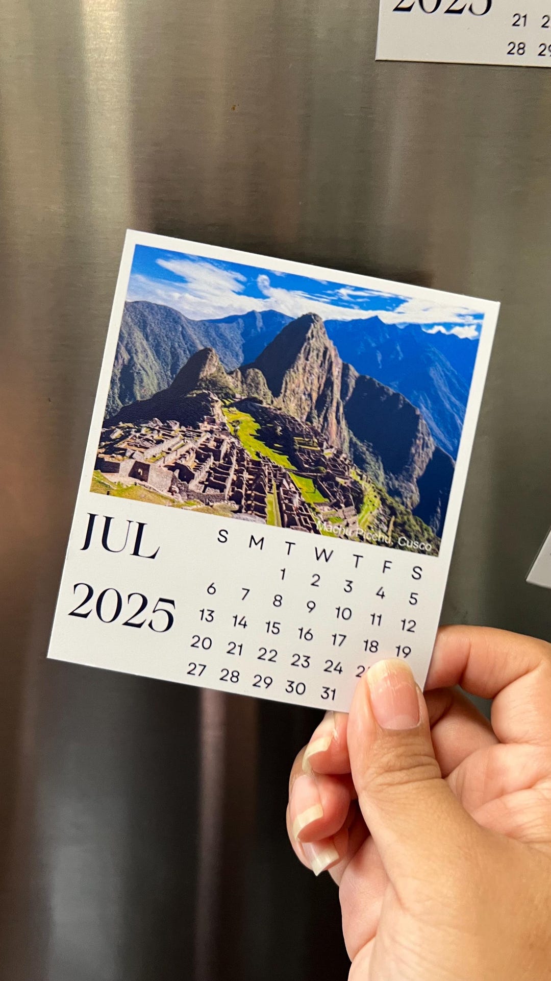 2025-2026 Calendar Magnets, Custom Photo Magnetic Calendar ...