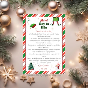 Carta Editable De Elfo En Español, Primer Carta De Elfo, Carta De ...