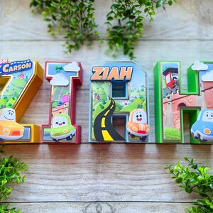 Go Go Cory Carson 3D Letters/go Go Cory Carson Party Decorations/go ...