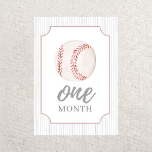 Baseball Baby Milestone Cards - Etsy