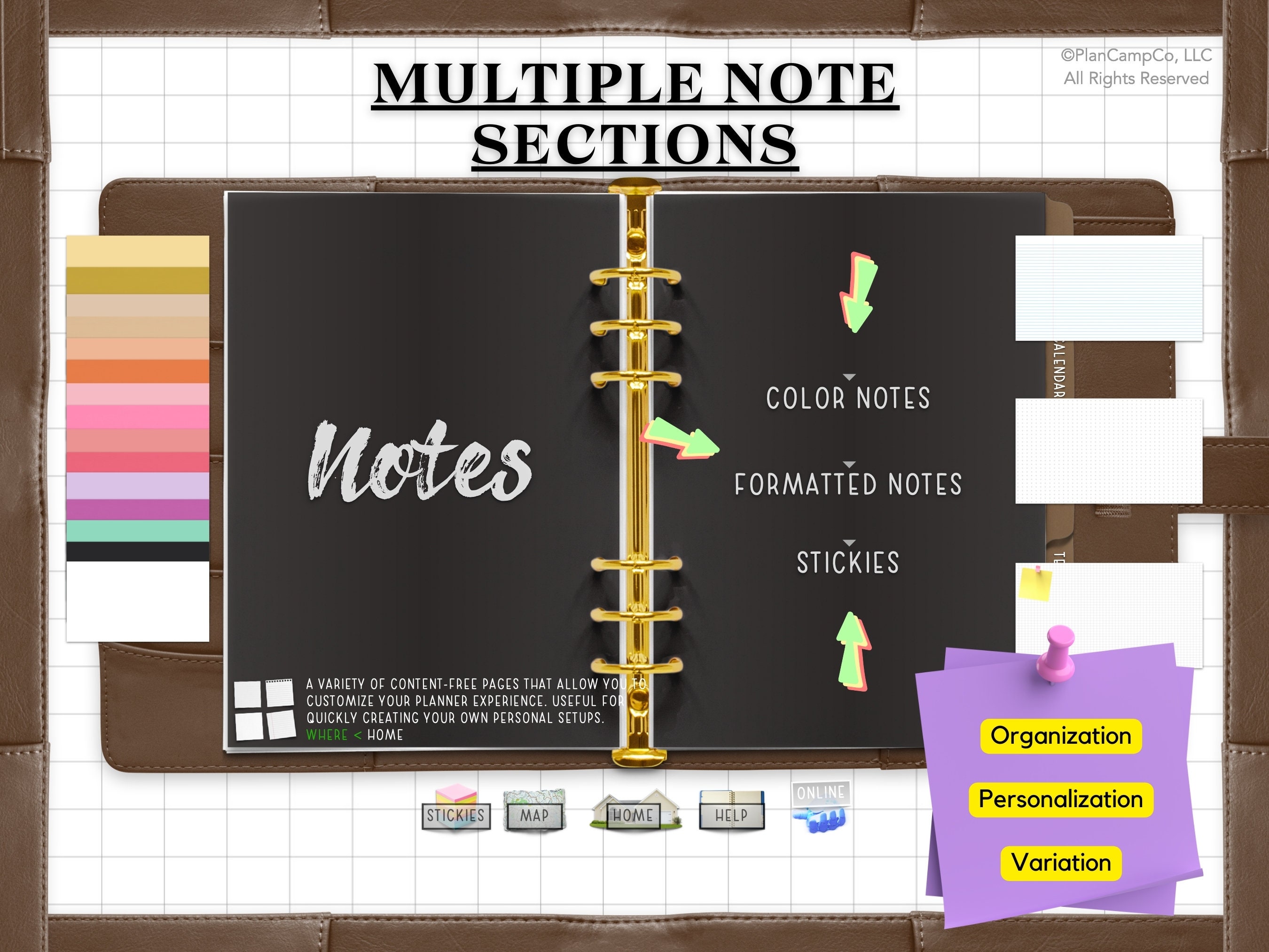 2024 Calendar Luxury Digital Planner for Minimalist Daily Planning With ...