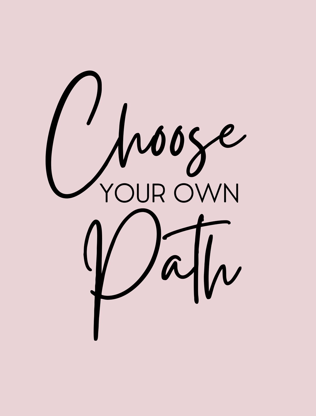Choose Your Own Path Wall Art - Etsy