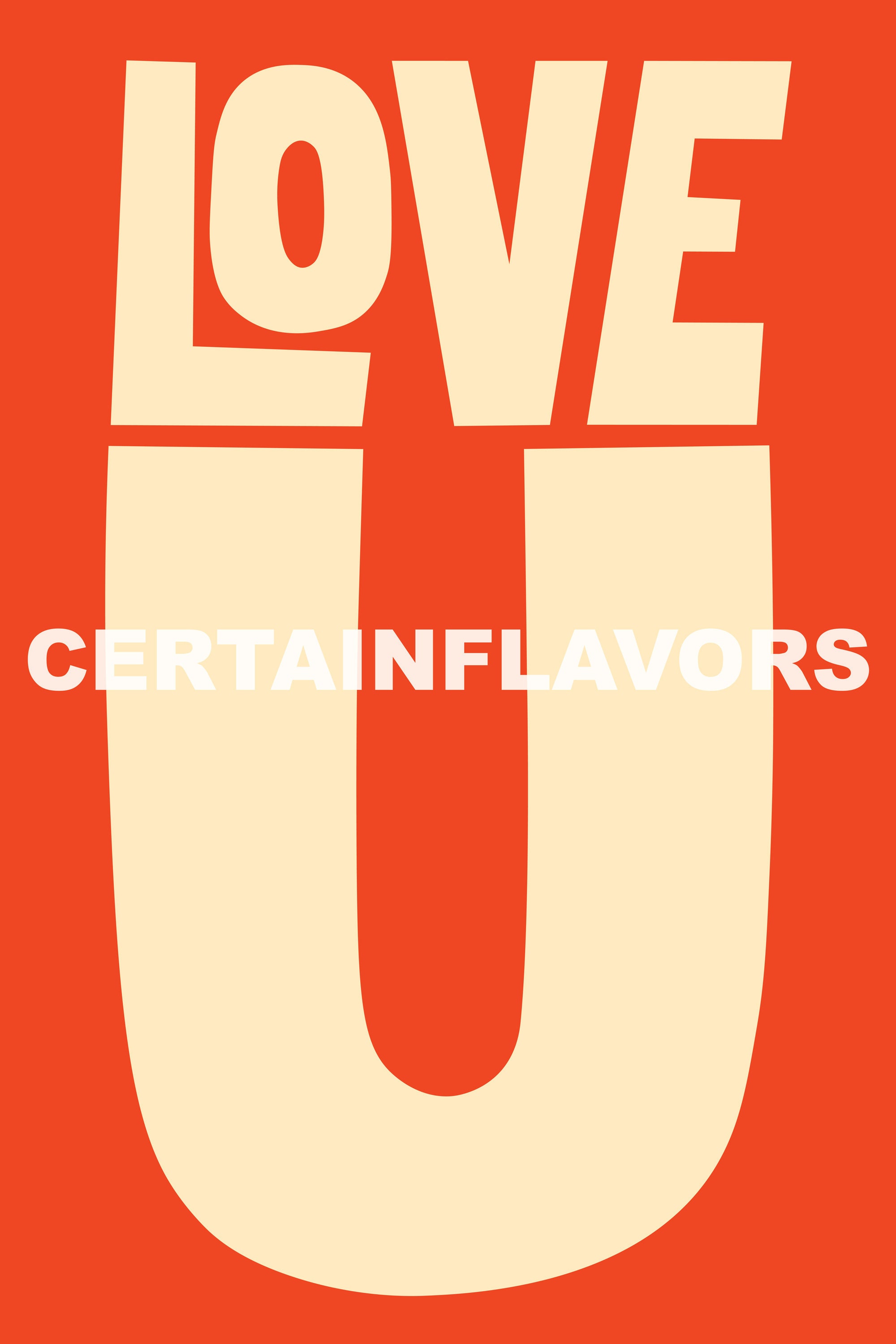 PRINTABLE DOWNLOAD Red LOVE U Art Print Eclectic Dorm Decor Love Poster ...