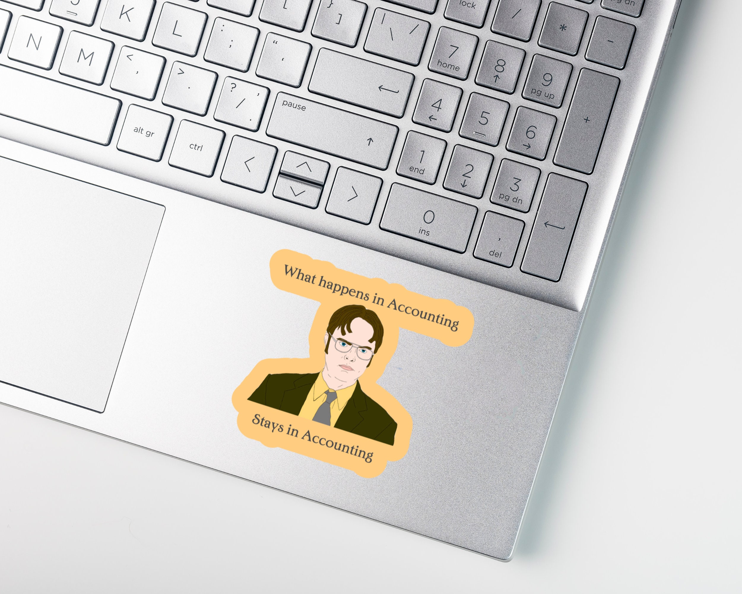 Funny the Office Accounting Dwight Sticker "what Happens in Accounting ...