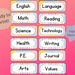 Digital Pastel Subject Labels, Instant PDF Download, Editable Classroom ...
