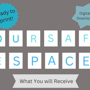 Digital Bulletin Board, Instant PDF Download, Classroom Decor, Our Safe ...