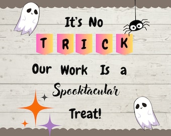 Digital Bulletin Board, Instant PDF Download, Classroom Decor, Fa-boo ...