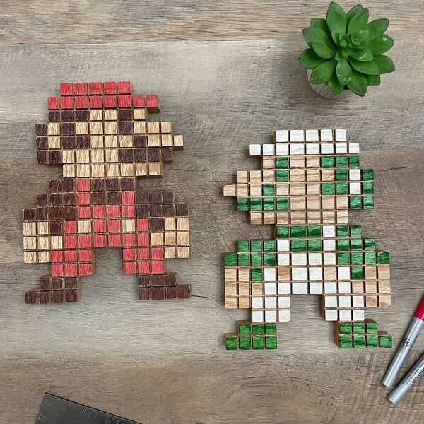 8 Bit Mario - Etsy