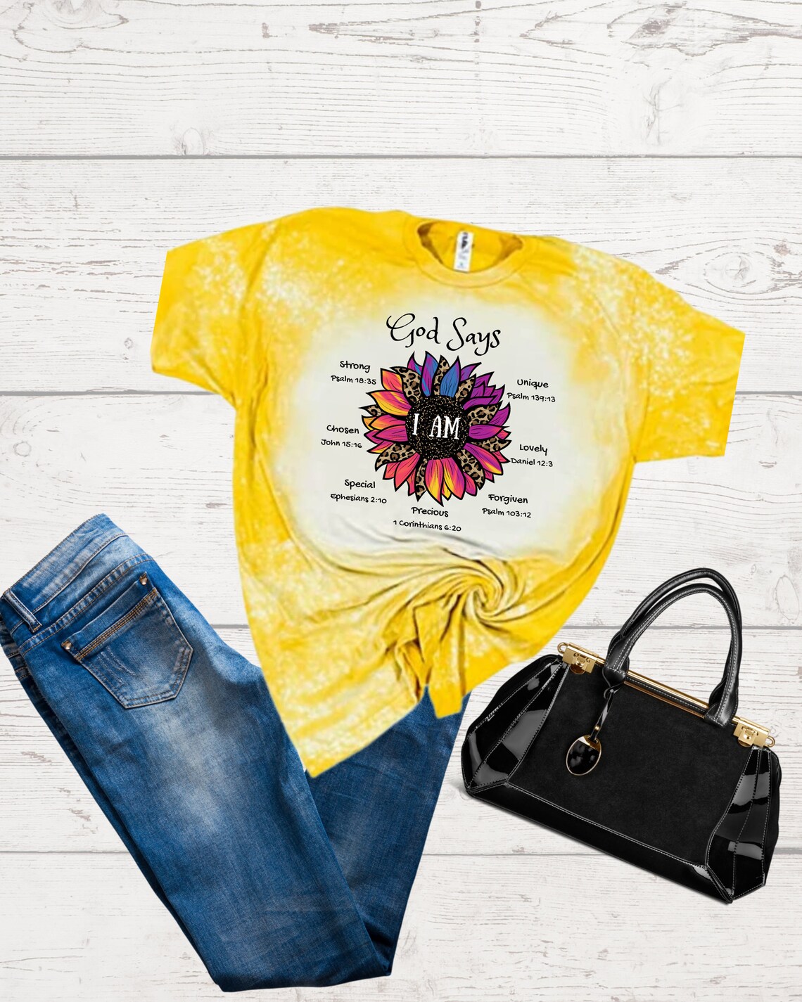 Sunflower God Says I Am Download Png - Etsy