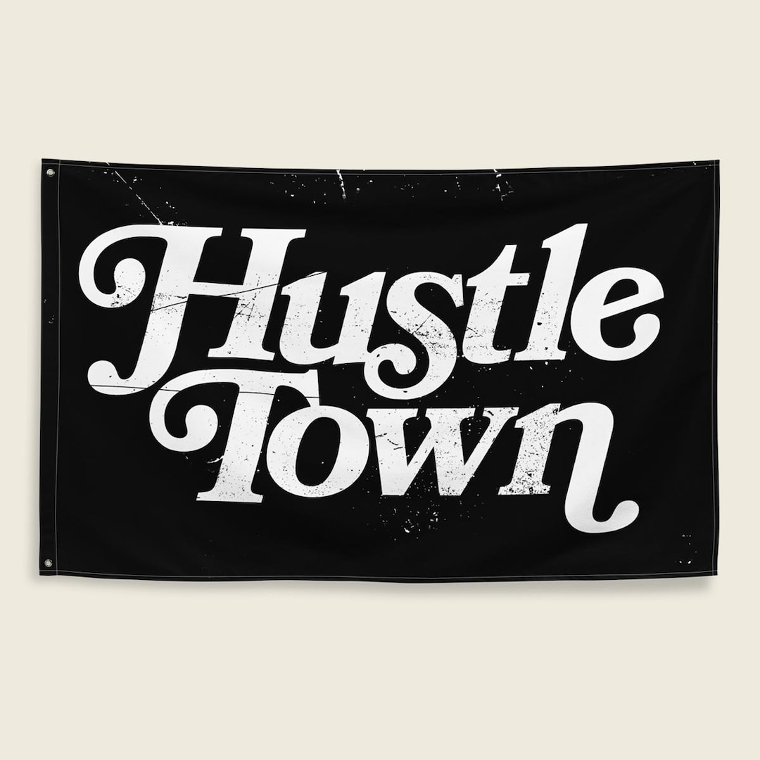 Hustle Town Houston Texas Flag - Etsy