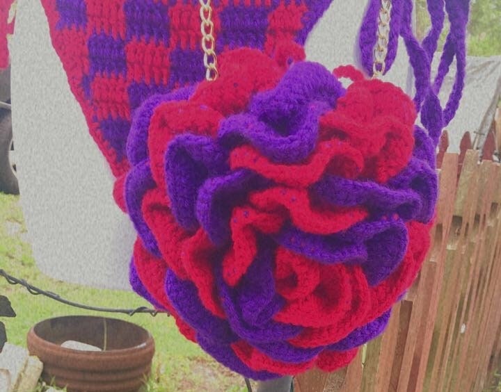 Checkered Crochet Swimsuit - Etsy