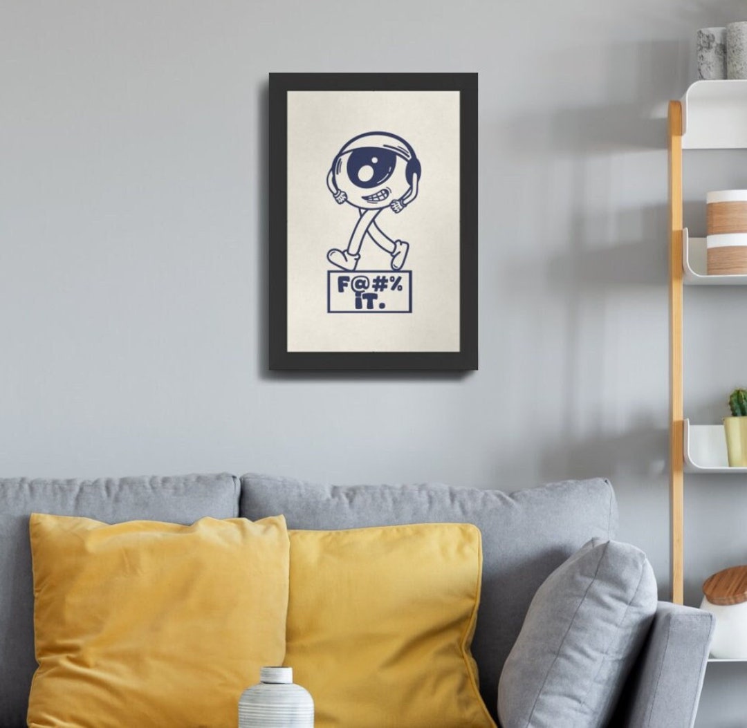 Wall Art, Retro Print, Comic Poster, Comic Decor Print, Home Decor ...