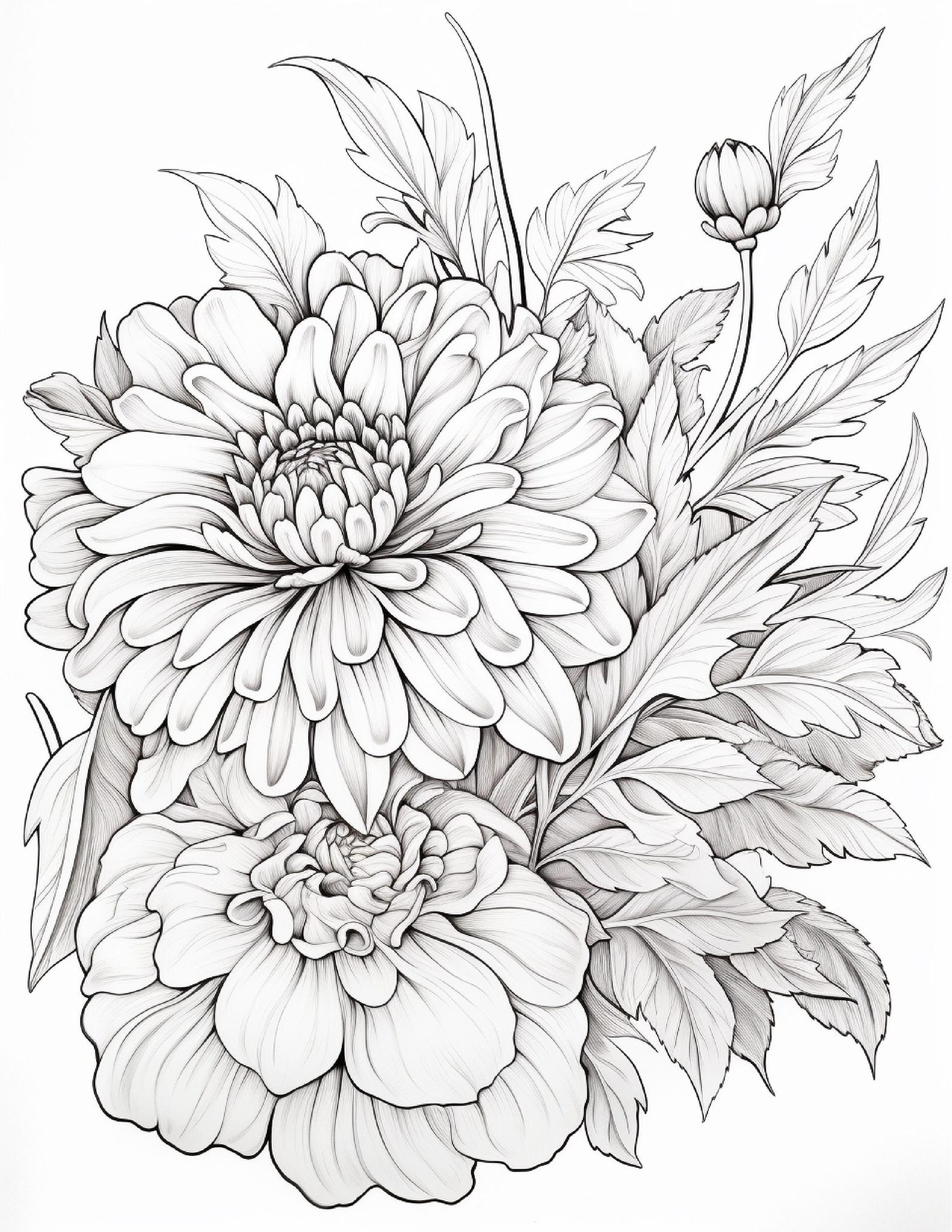 Coloring Pages - 20 Flower Fun Coloring Pages Adult and Kid Coloring ...