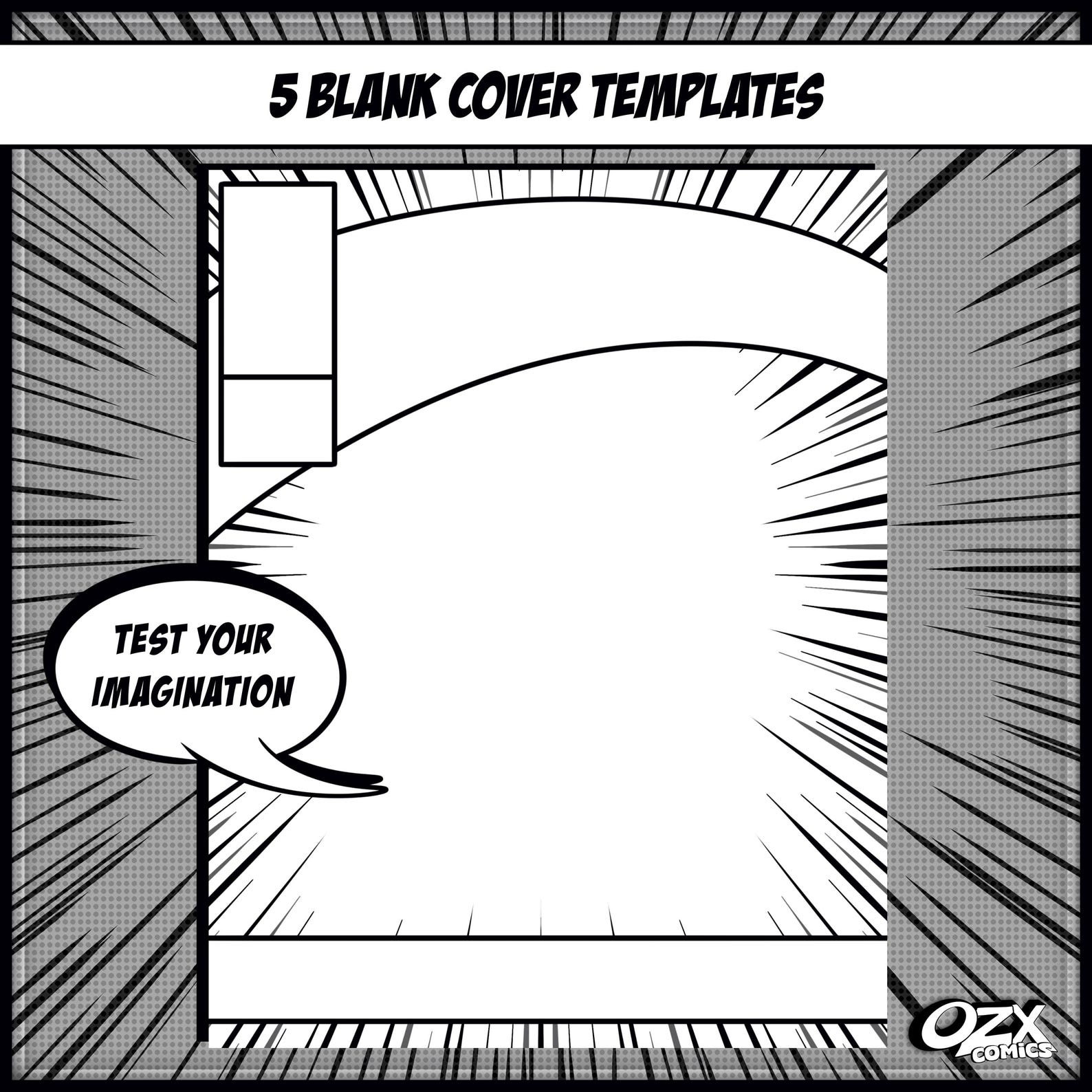 Comic Book Templates - Comic Strip Templates - Create Your Own Comic ...