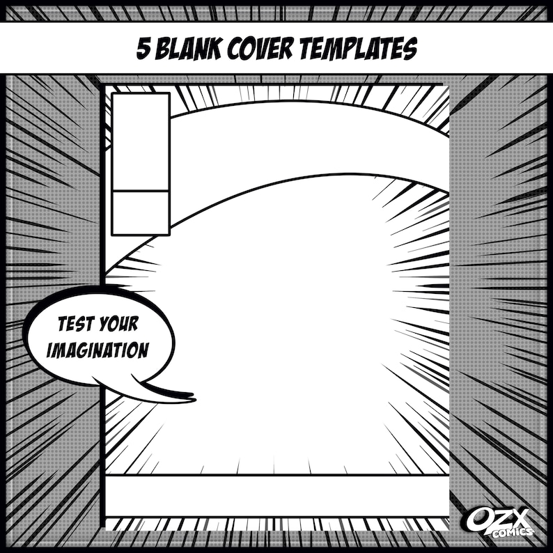 Comic Book Templates - Comic Strip Templates - Create Your Own Comic ...