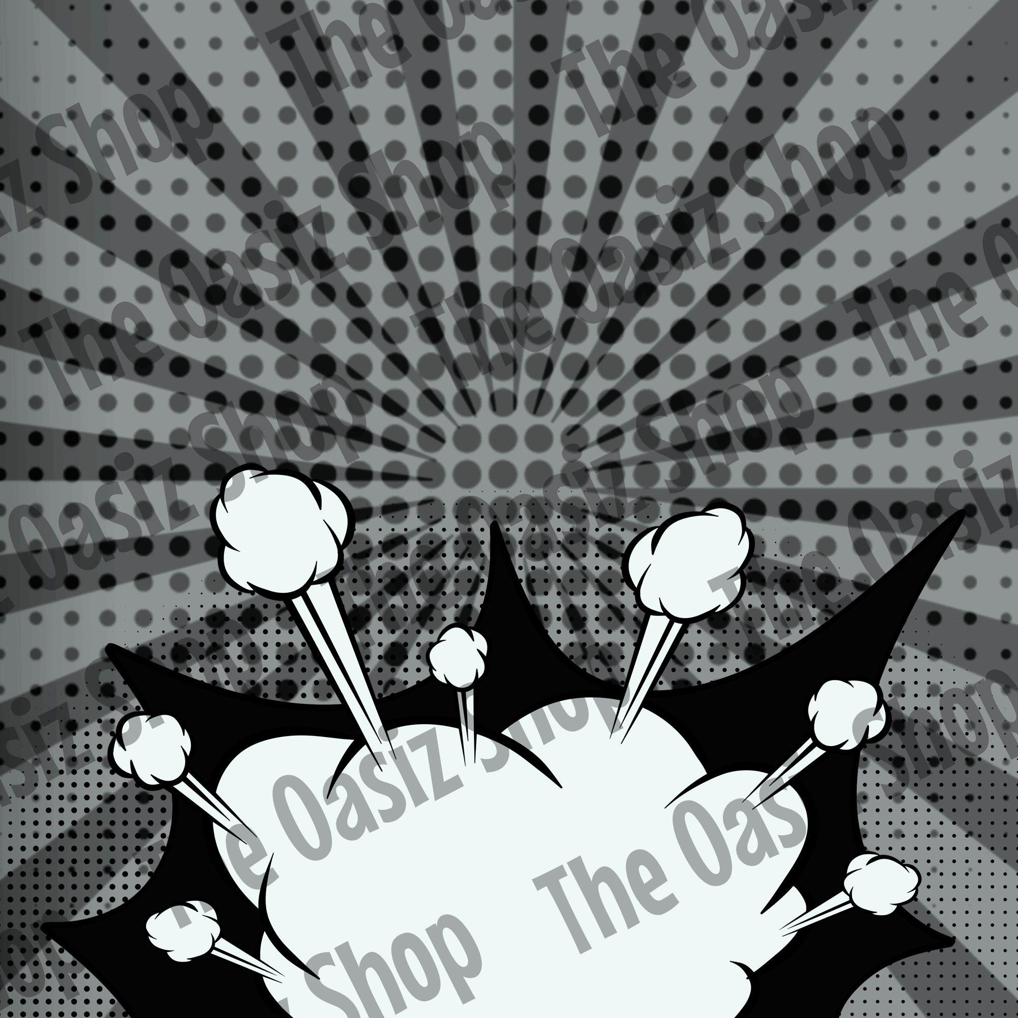 Comic Pop Art Background Wallpaper - Digital Paper - Colorful Superhero ...