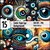 EYE Backgrounds, Comic Style, Digital Eye Wallpapers, PNG Format, Comic ...