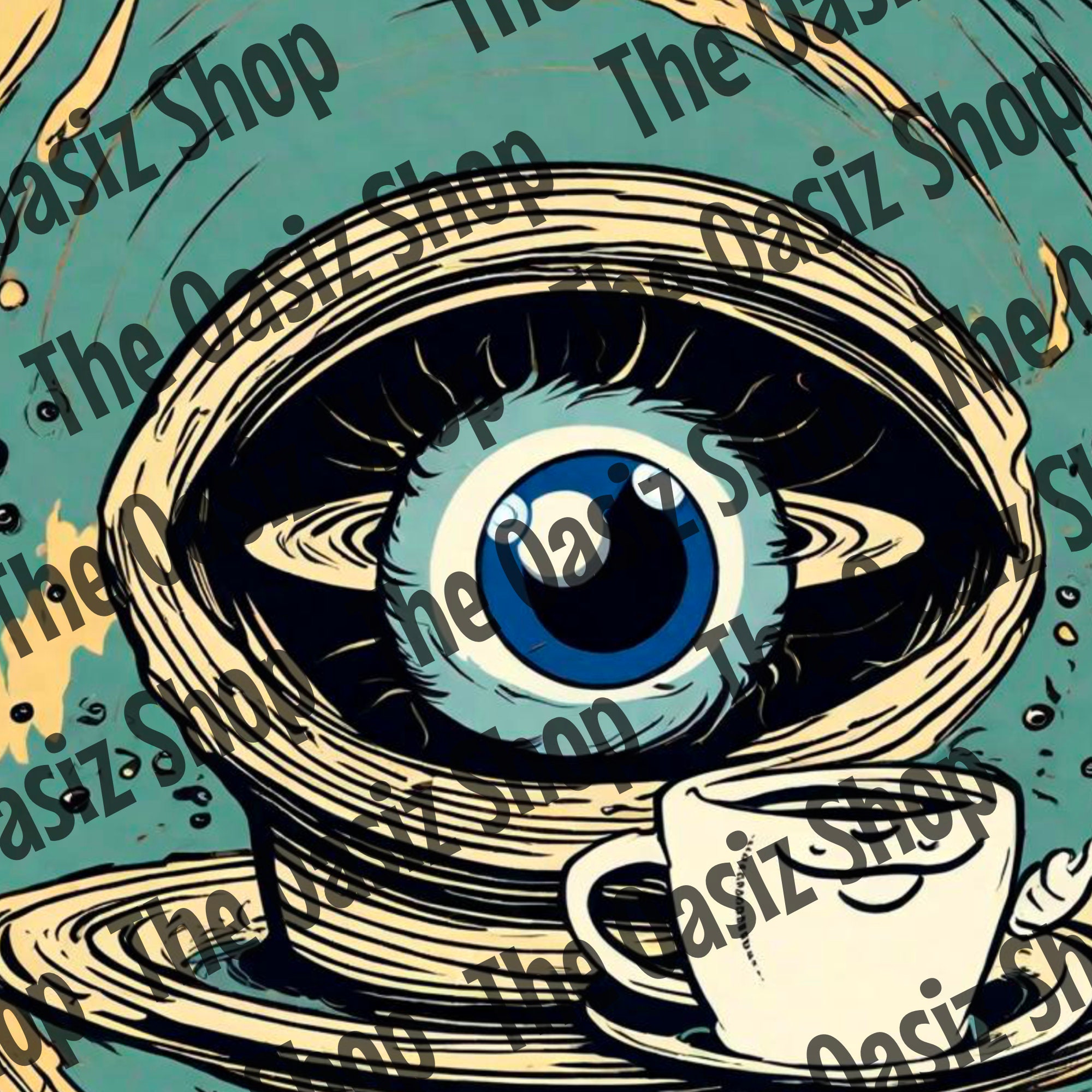 EYE Backgrounds, Comic Style, Digital Eye Wallpapers, PNG Format, Comic ...