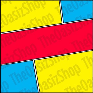 Comic Pop Art Background Wallpaper - Digital Paper - Colorful Superhero ...