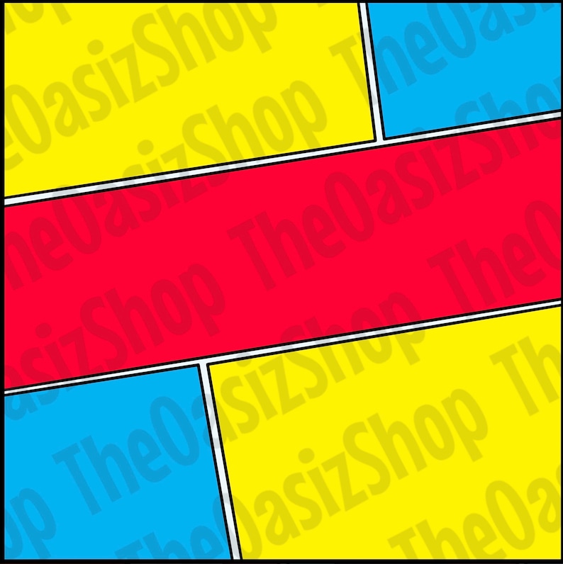Comic Pop Art Background Wallpaper - Digital Paper - Colorful Superhero ...