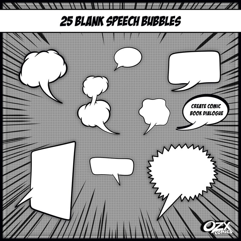 Comic Book Templates - Comic Strip Templates - Create Your Own Comic ...