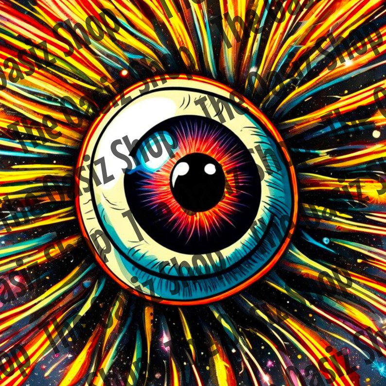 EYE Backgrounds, Comic Style, Digital Eye Wallpapers, PNG Format, Comic ...