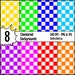 Checkerboard Wallpaper, Checkered Color Background Digital Paper ...