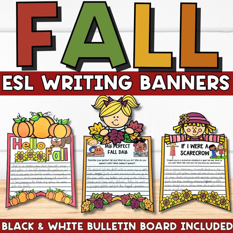 Fall Scarecrow Bulletin Board - Etsy