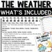Interactive Weather Lapbook Craft- Science & ESL ELL Elementary ...