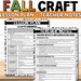 Fall ESL Kindness Writing Craft-pumpkin Spice Latte Autumn Bulletin ...