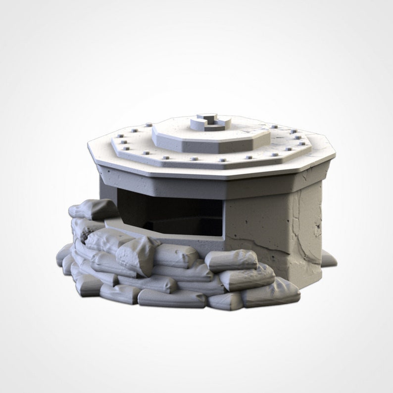 War Bunkers | 28mm-32mm | Tabletop Terrain - Etsy