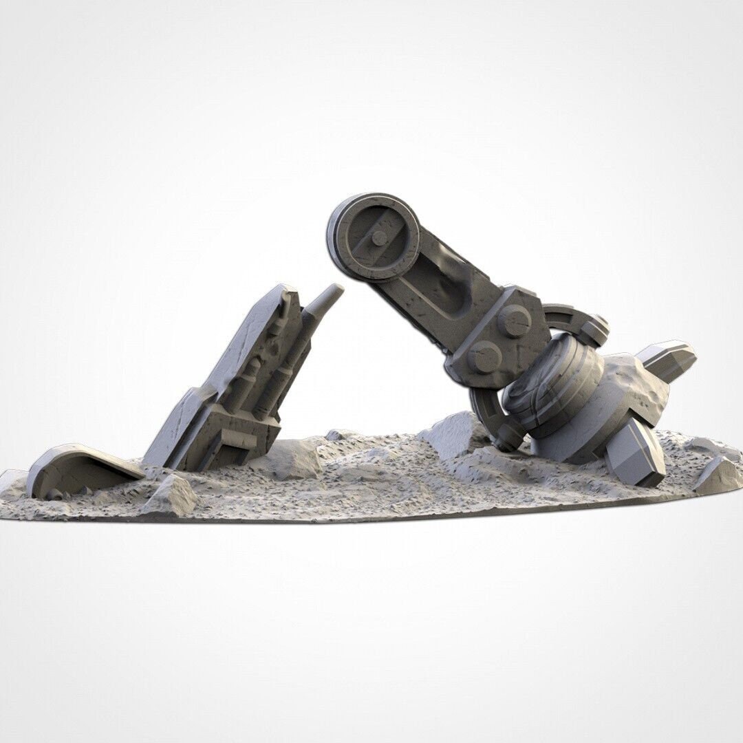 Tabletop Terrain Destroyed AT-AT Set | Star Wars Legion - Etsy