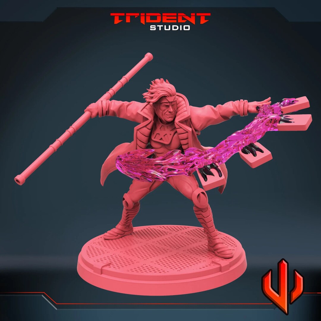 Gambit (B) - Marvel: Crisis Protocol Proxy | Trident Studios - Etsy