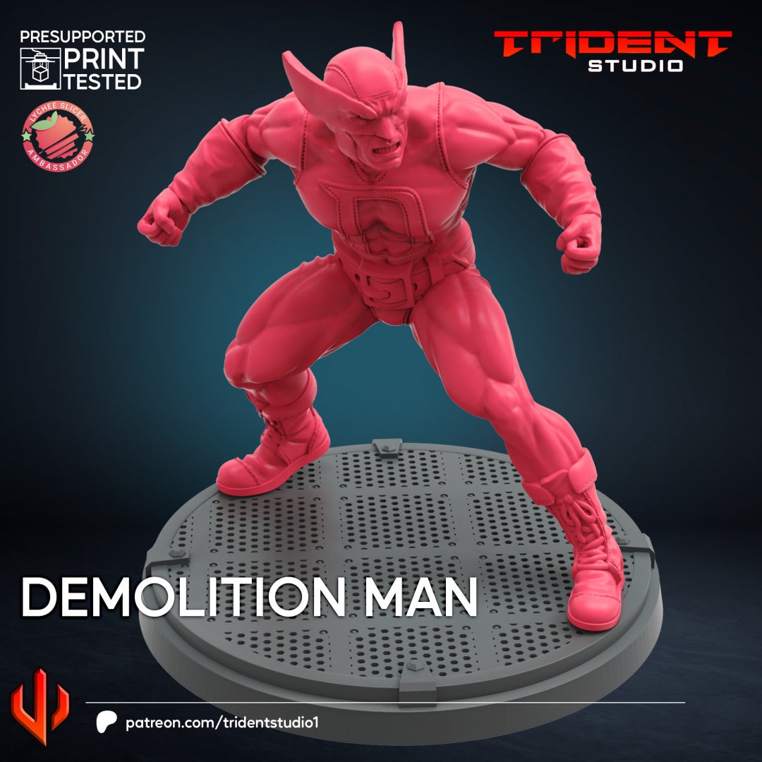 Demolition Man Marvel: Crisis Protocol Proxy Trident Studios - Etsy