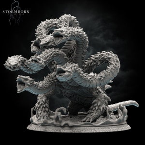 Snapping Turtle Hydra Dnd Miniature Pathfinder Miniature Stormborn ...