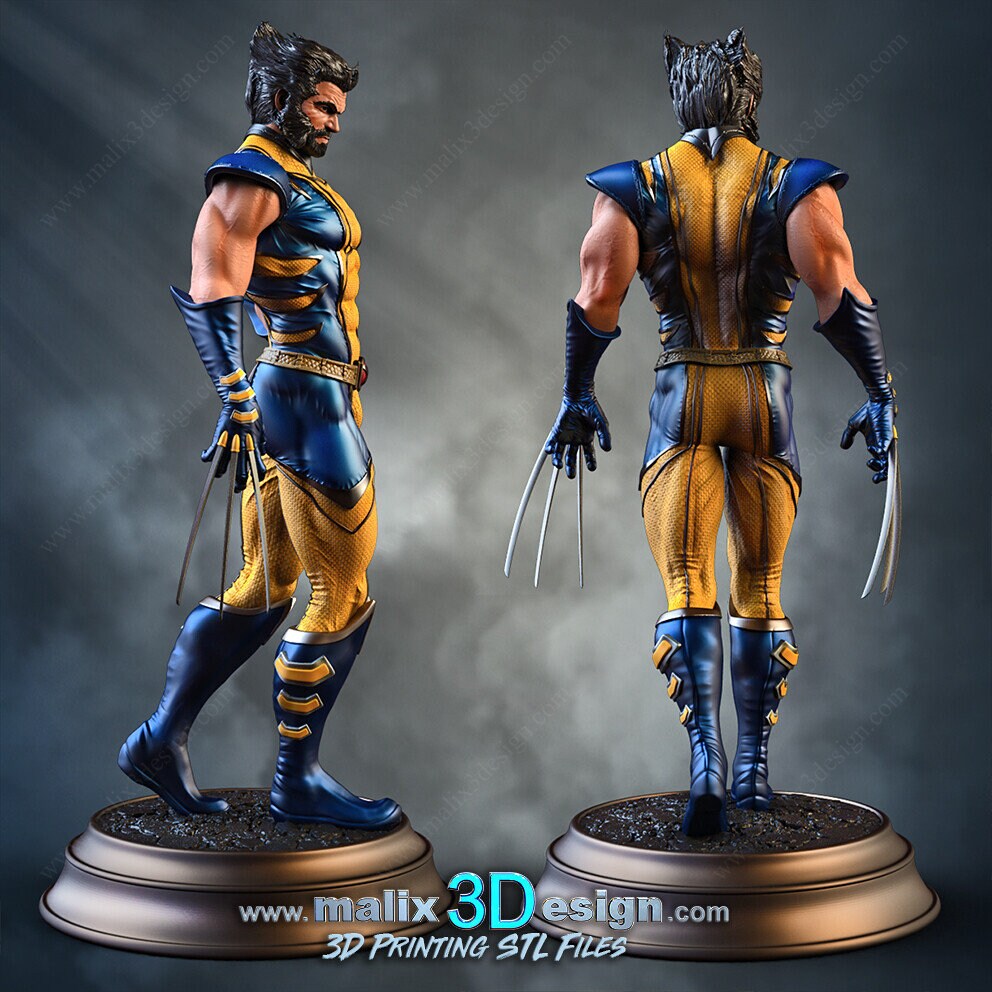 Wolverine Resin Statue Model Kit 1/10 Scale Sculpture - Etsy