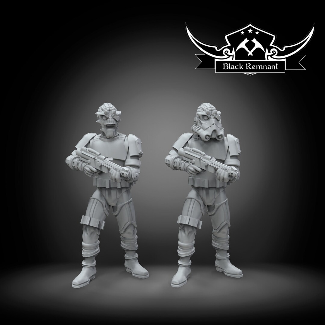 Spike Pirate Star Wars Legion Proxy Black Remnant - Etsy