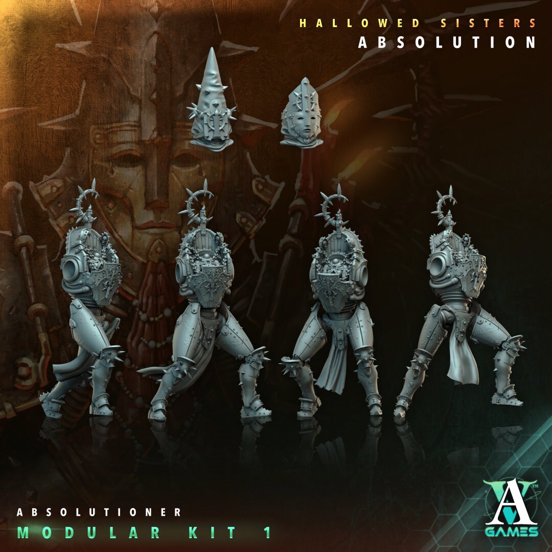 Absolutioner Modular Kit Archvillain Games Fantasy Dnd RPG Tabletop ...
