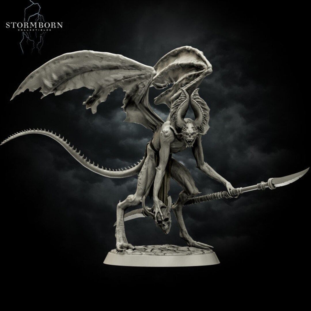 Vyrkol Demon | Stormborn Collectibles | Dnd | Fantasy | Miniature - Etsy