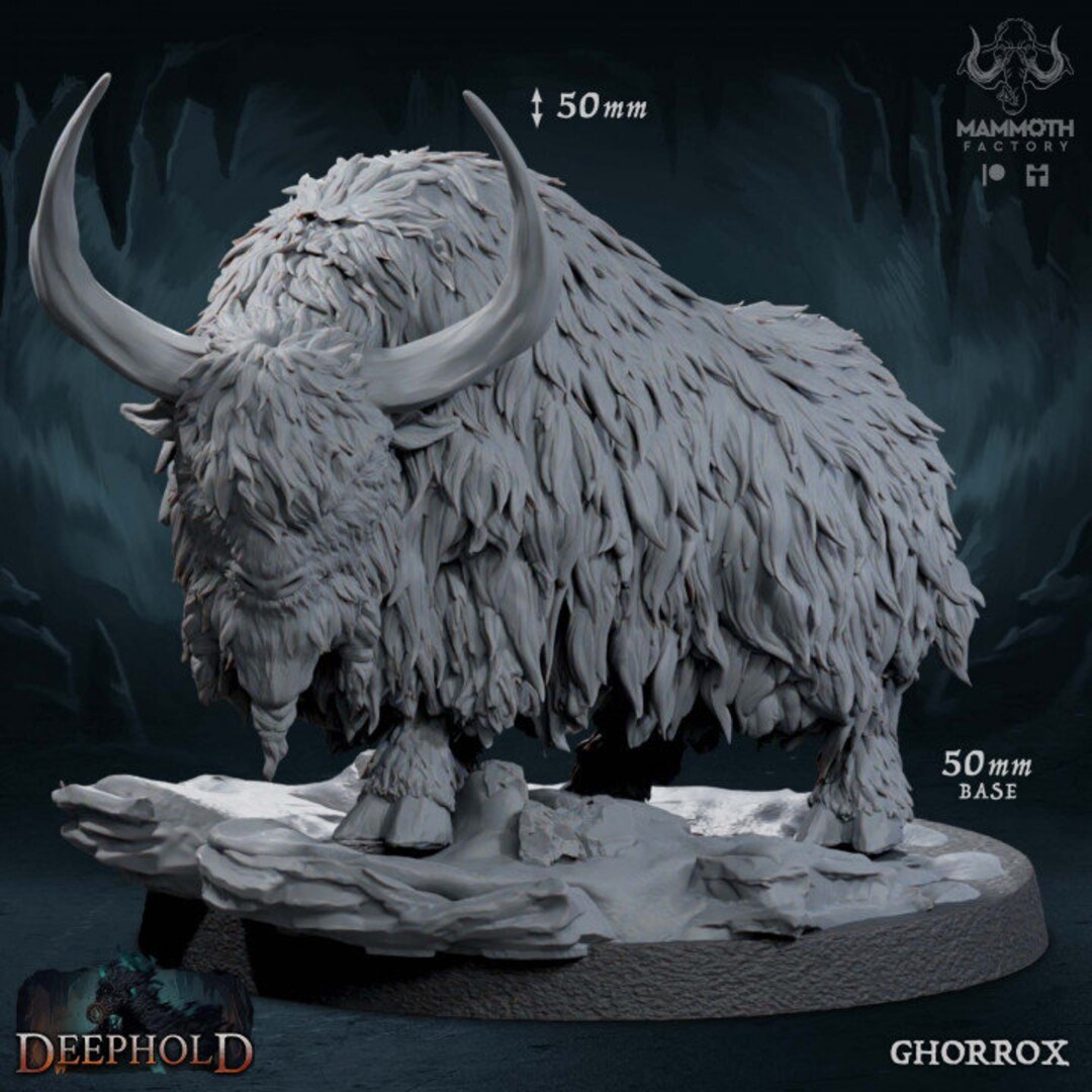Ghorrox Mammoth Factory Dnd Fantasy Miniature - Etsy