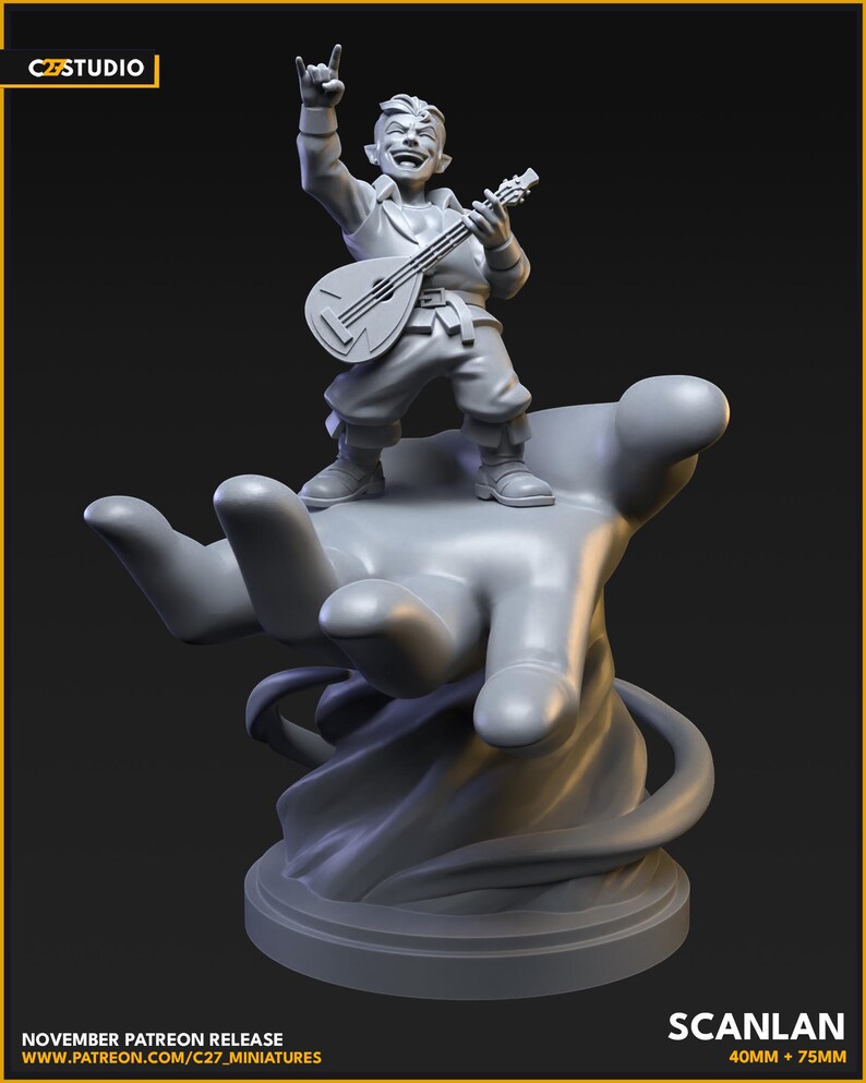 Scanlan (40mm on 35mm Base) | Crisis Protocol Proxy | C27 - Etsy