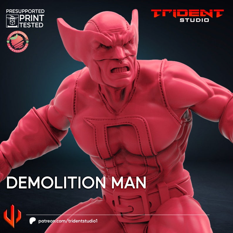 Demolition Man - Marvel: Crisis Protocol Proxy | Trident Studios - Etsy