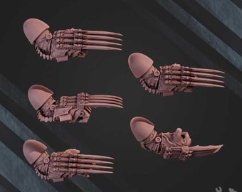 10 Nocturnal Lightning Claws Bundle (set of 5 Left+right) | OFFICIAL ...