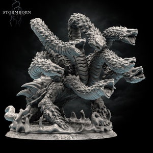 Snapping Turtle Hydra Dnd Miniature Pathfinder Miniature Stormborn ...