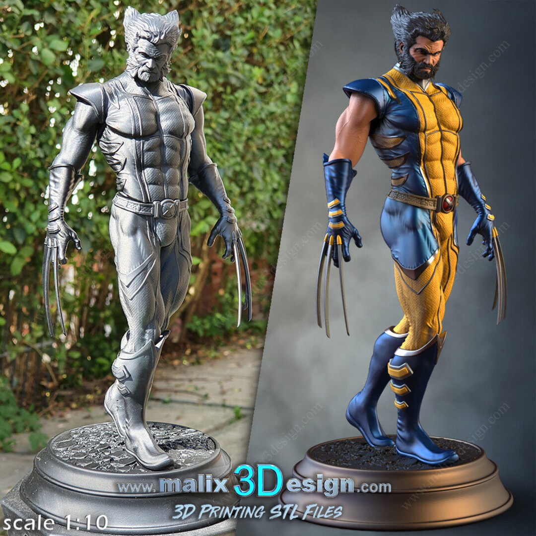Wolverine Resin Statue Model Kit - Etsy