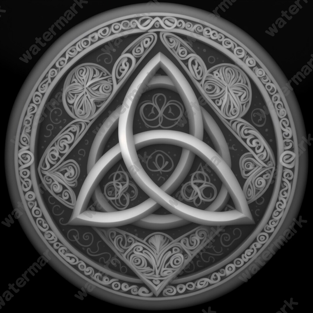 Trinity Depth Map: 3D Laser Engraving File (PNG Digital Download) - Etsy