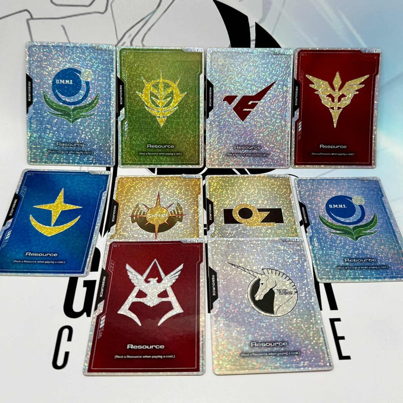 Custom Gundam Resource Card - Etsy