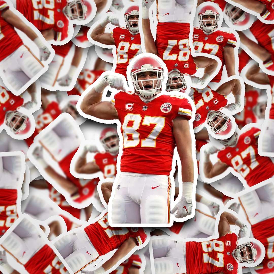 Travis Kelce Flex Sticker Travis Kelce Travis Kelce Sticker Kansas City ...